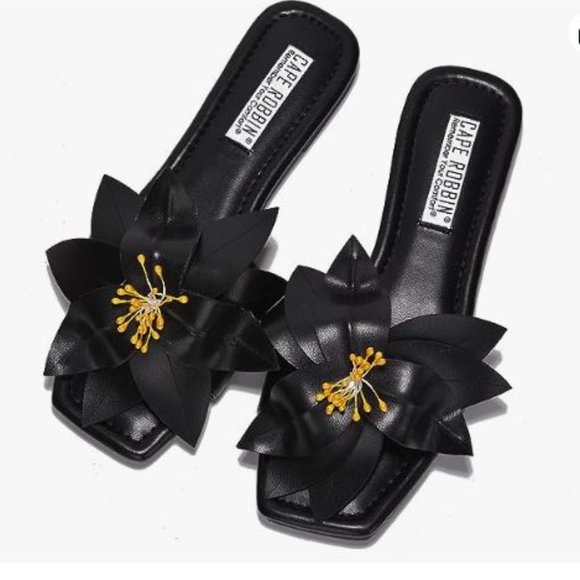 Cape Robbin | Shoes | Cape Robbin Black Fully Flower | Poshmark